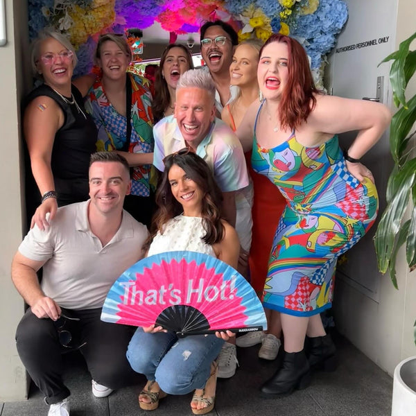 That's Hot UV Party Fan – Rude Rainbow