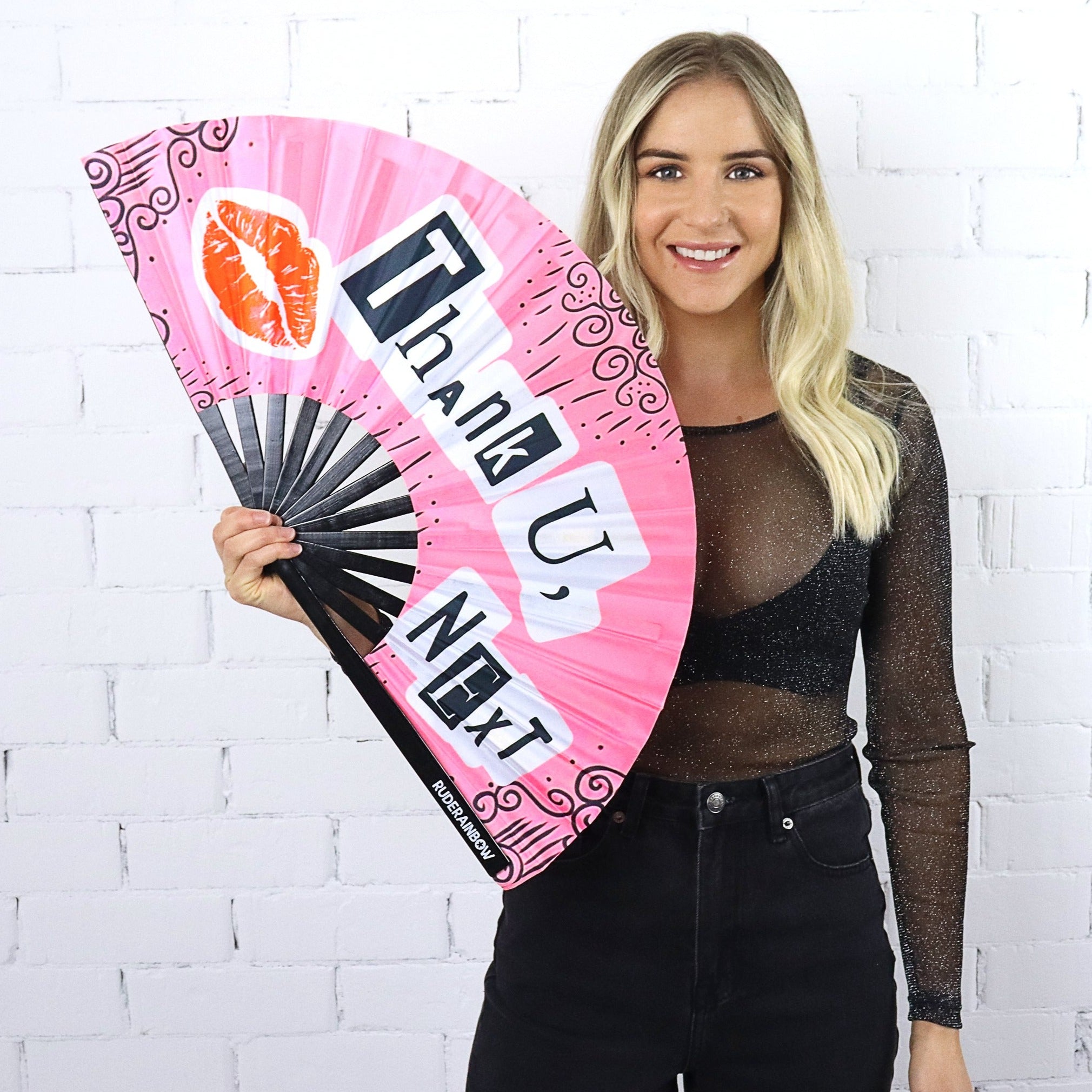 Thank U Next UV Party Fan – Rude Rainbow