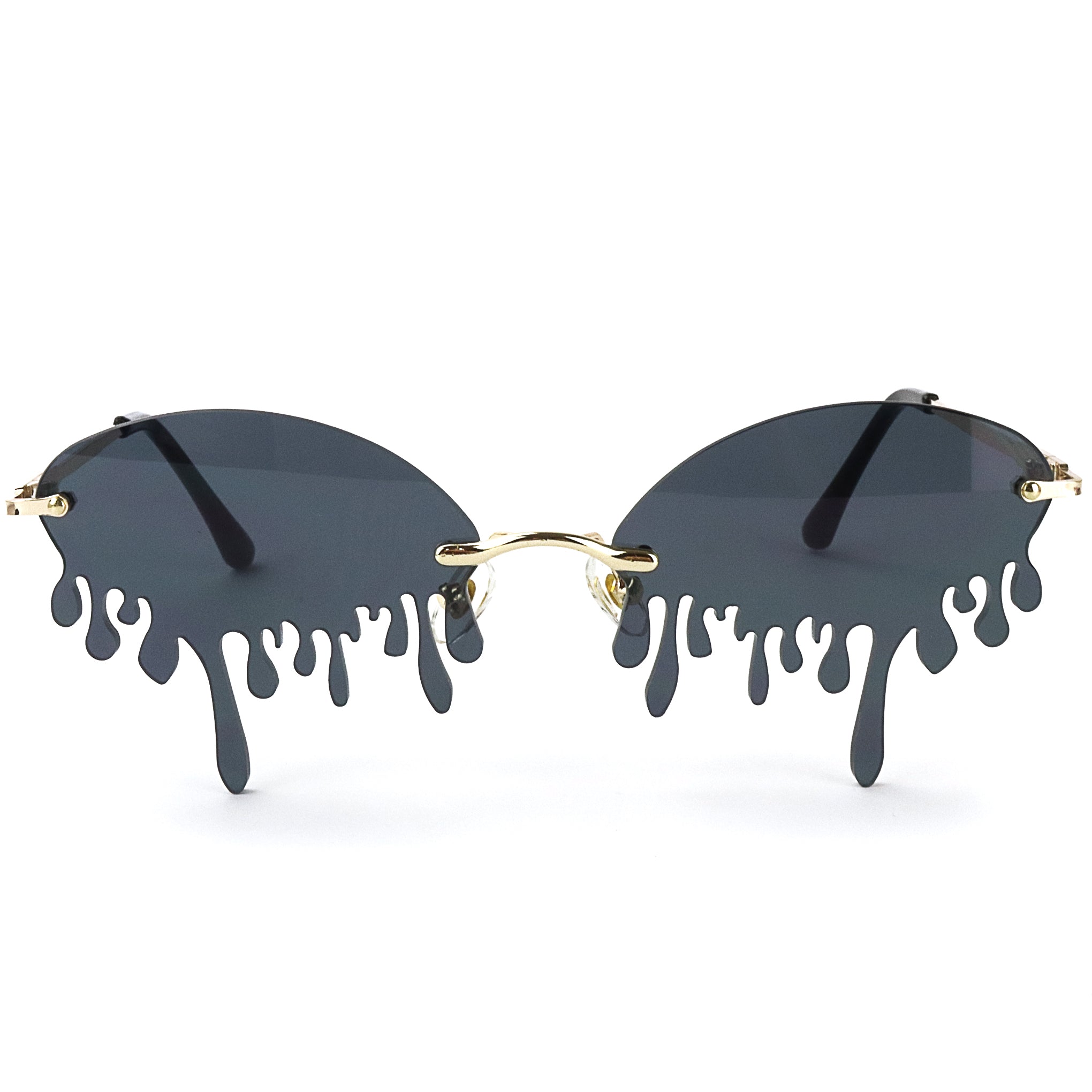 Dazzling Drip Sunglasses - Black – Rude Rainbow